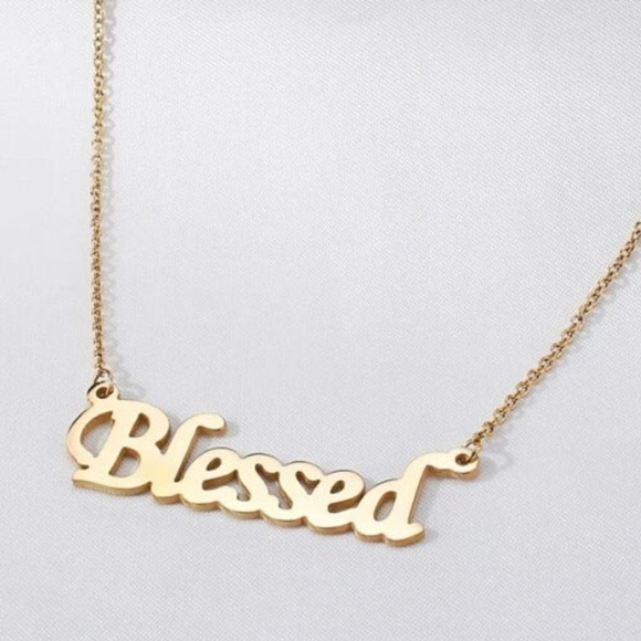 Fashion Jewelry | Jewelry | New Stainless Steel Blessed Necklacegold ...
